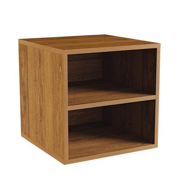 Latitude Run® Danautica Stackable Cube End Table - Contemporary Minimalist Modular Accent Piece ...